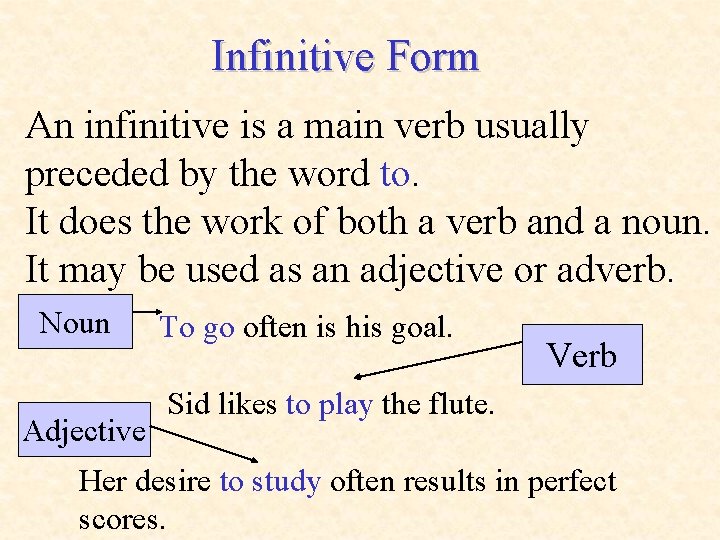 Verbs words that describe action or a state