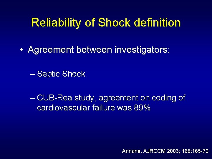 WHAT IS SHOCK AND HOW COMMON IS IT