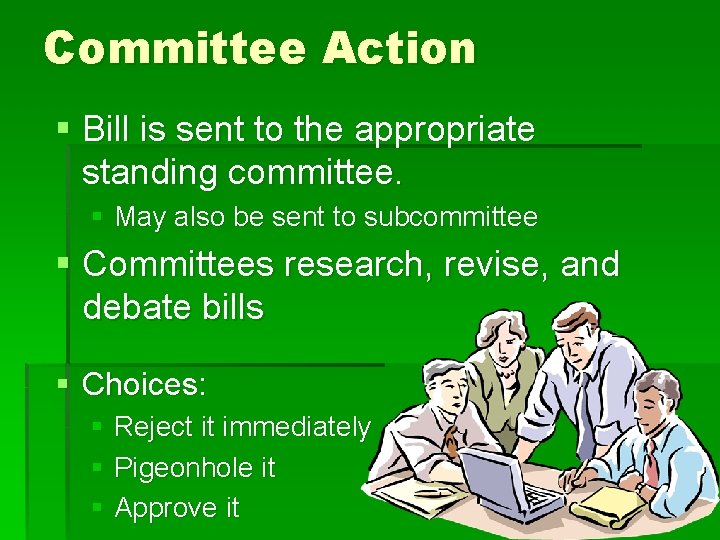 Legislative Process How a Bill Becomes a Law