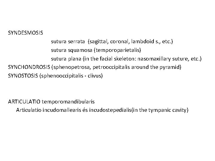 Bony framework of the skull Sphenoid ethmoid and