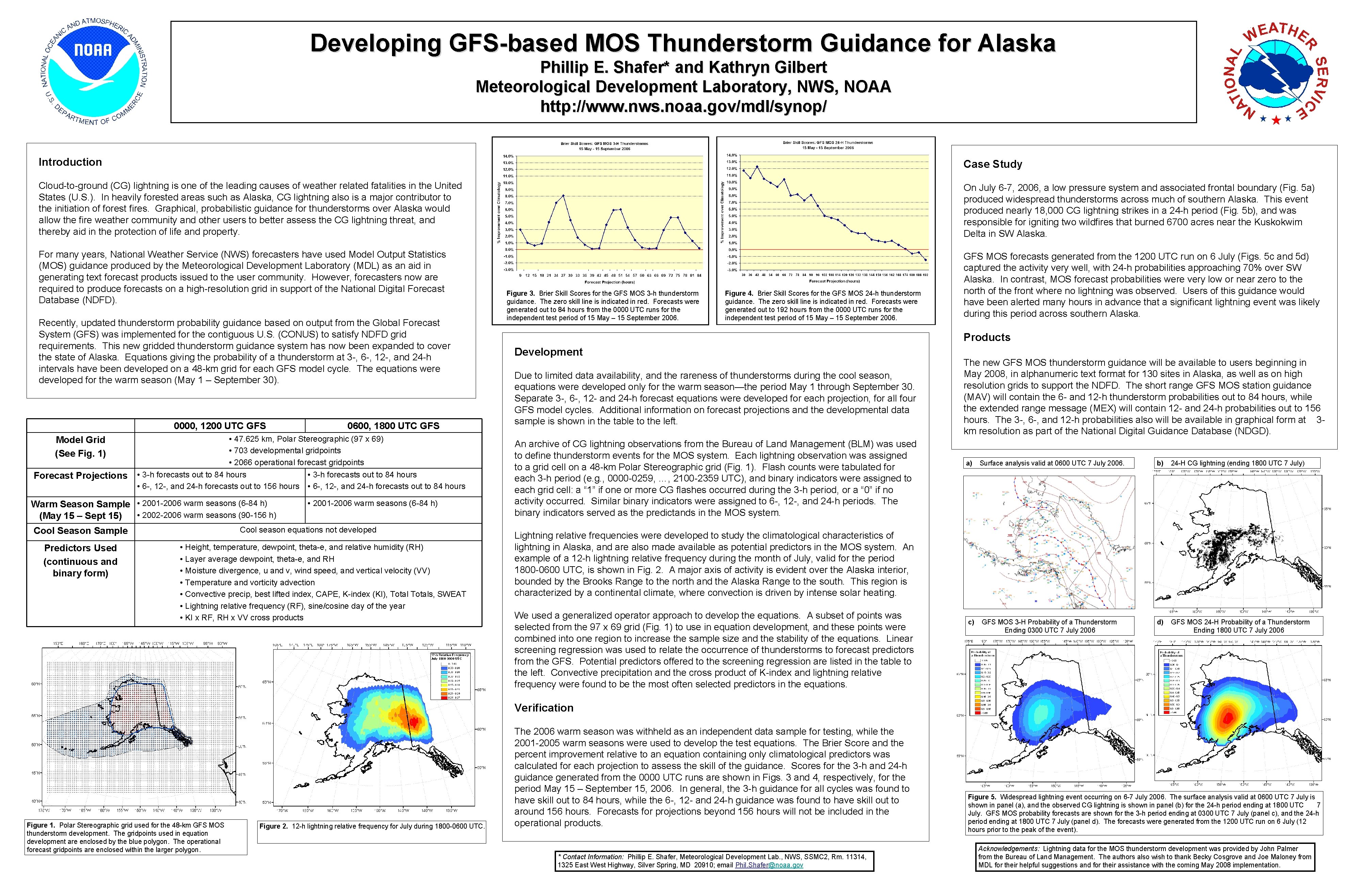 Developing GFSbased MOS Thunderstorm Guidance for Alaska Phillip