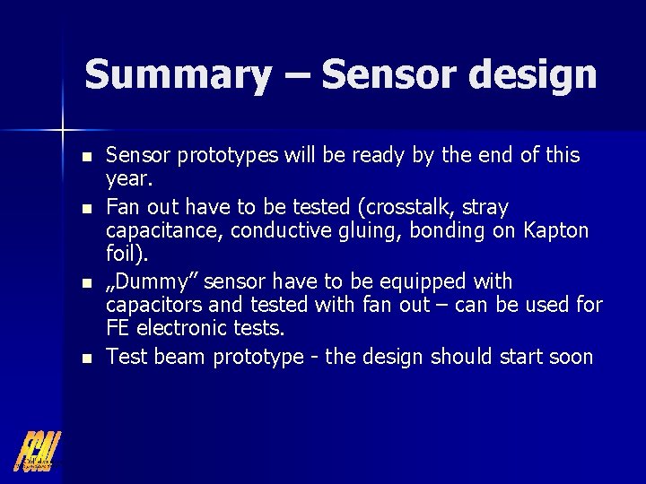 Lumi Cal mechanical sensors design Wojciech Wierba J