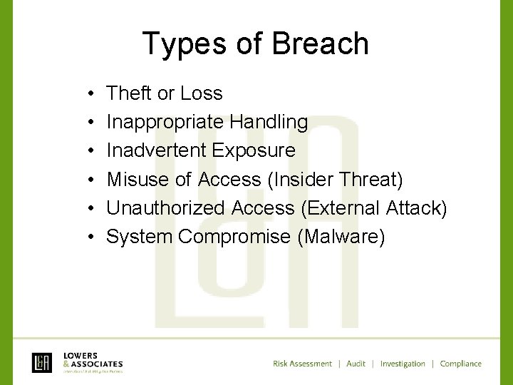 New Jersey Chapter Network Security Privacy Liability Assessing