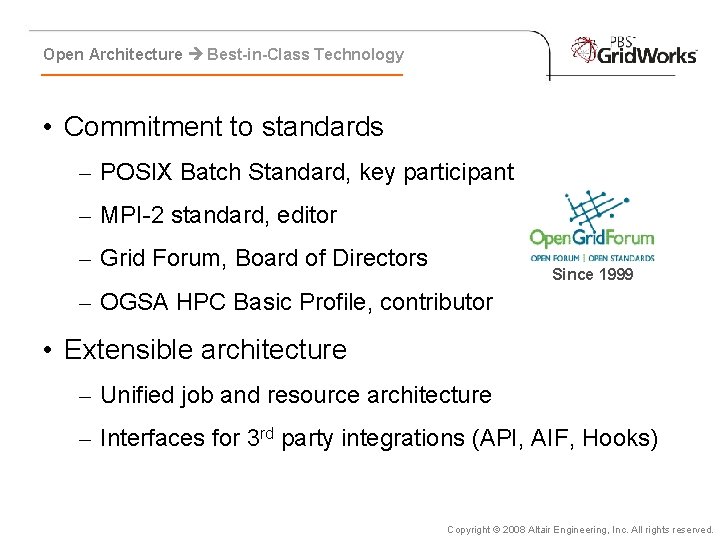 Green Provisioning with PBS Grid Works A Success