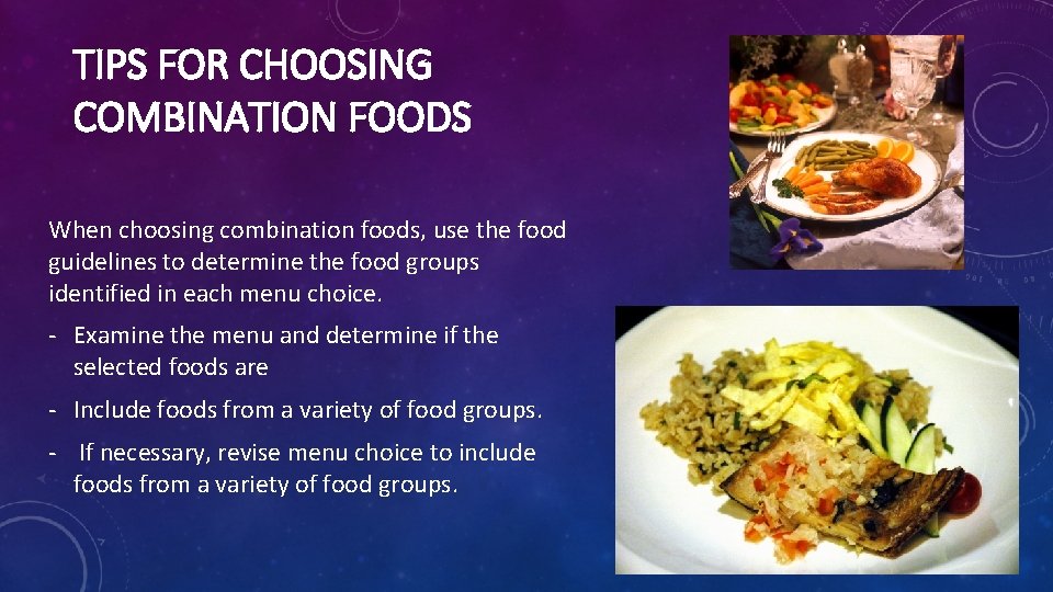 FOOD CHOICES HEALTH AND FAMILY LIFE EDUCATION GRADE