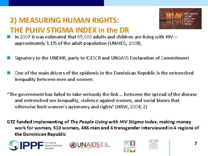 Measuring for change Building the capacity of people