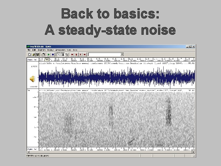 Understanding speech in the Its complicated background of