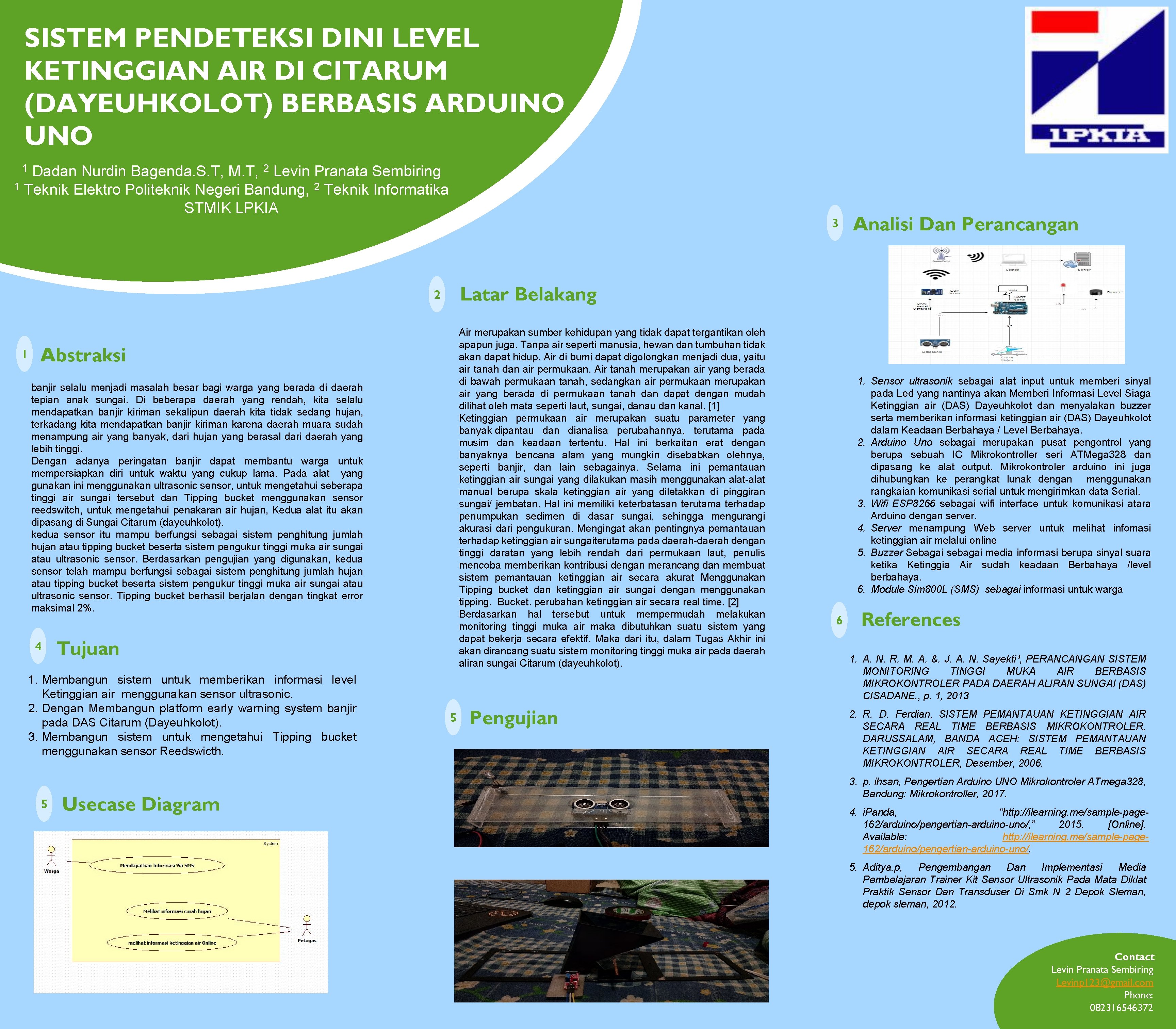SISTEM PENDETEKSI DINI LEVEL KETINGGIAN AIR DI CITARUM