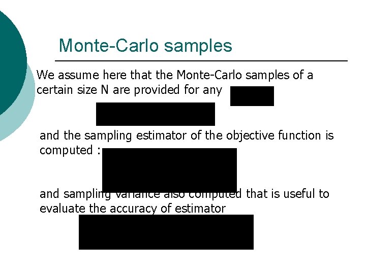 Lecture 4 Nonlinear Stochastic Programming by the MonteCarlo