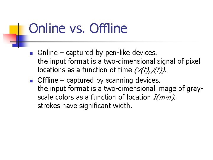 Loop Investigation for Cursive Handwriting Processing and Recognition