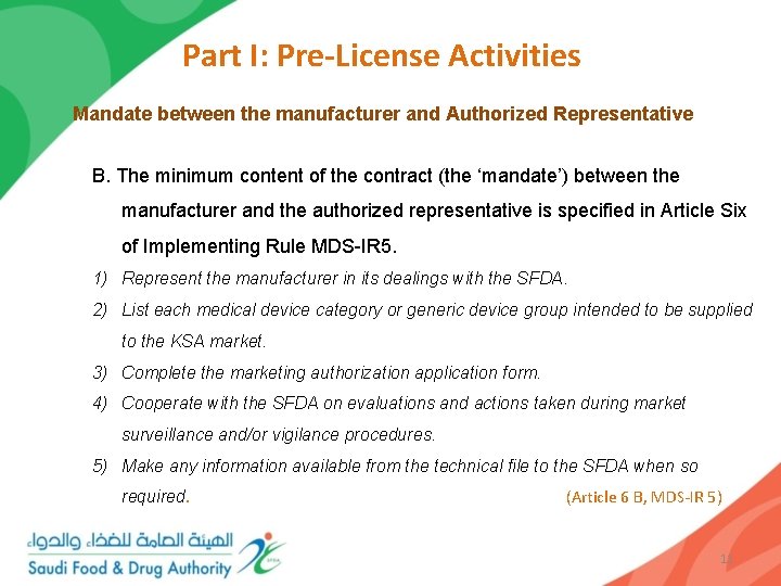 Authorised Representative Licensing Presented By Eng Abdullah S