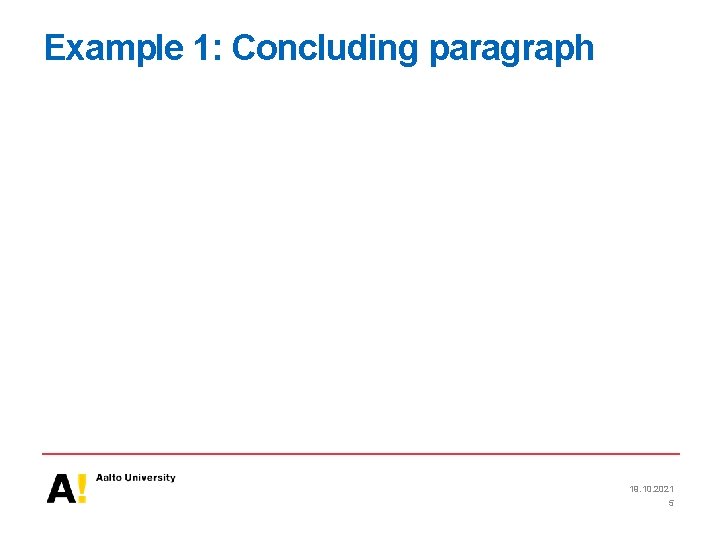Communicating technology A 3 review writing conclusions A