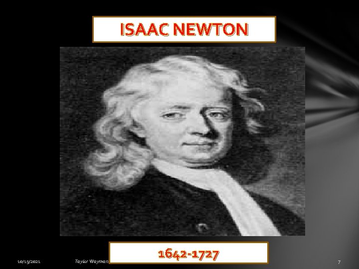 GREAT MATHEMATICANS OF THEIR TIME 10192021 Taylor Wayman