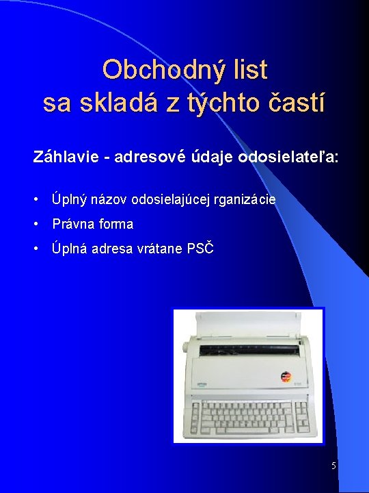 prava obchodnch listov poda STN Anna Kybov SP
