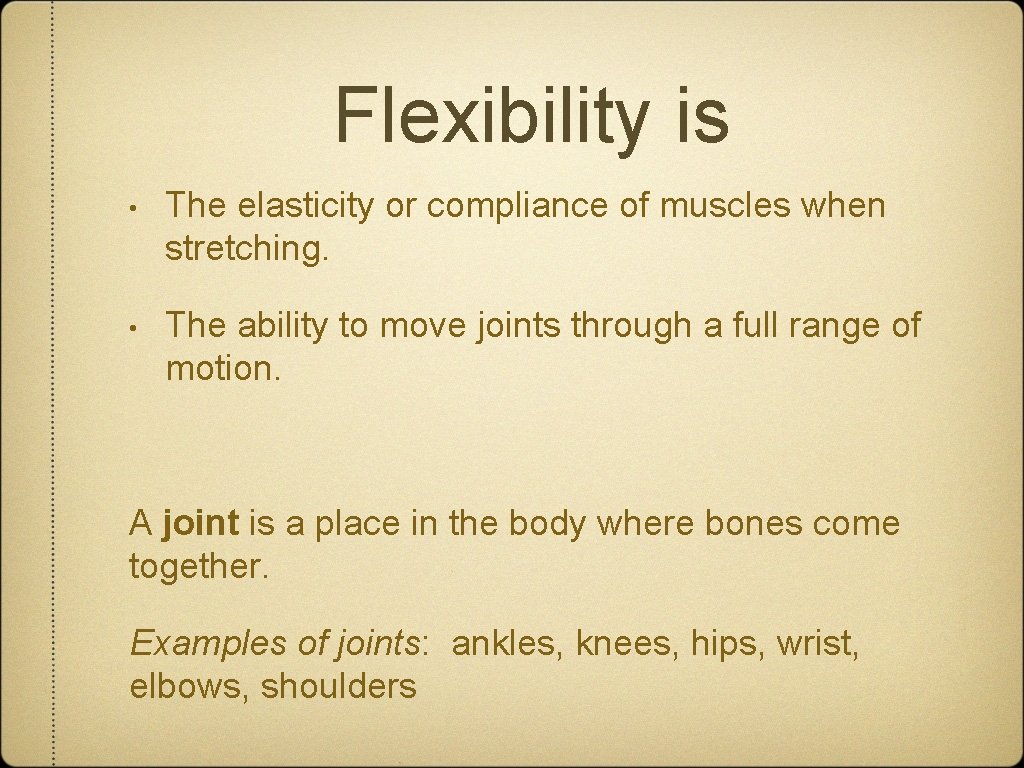 Fitness for Life Flexibility Image from Wikimedia Commons