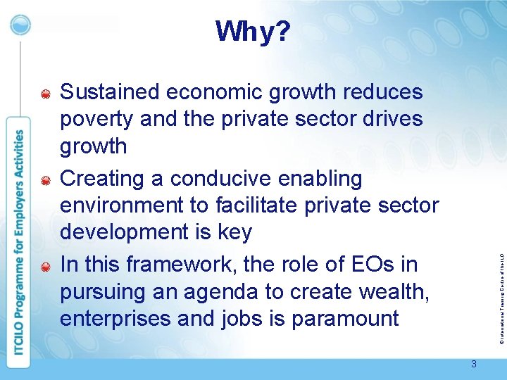 International Training Centre of the ILO Building Capacity