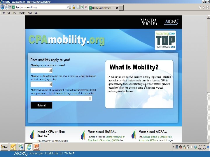 An Overview of CPA Firm Mobility Gary Mc