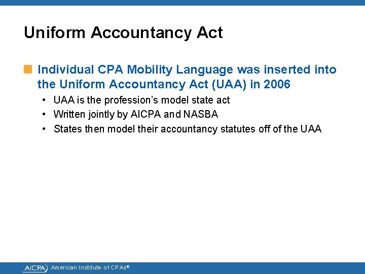 An Overview of CPA Firm Mobility Gary Mc