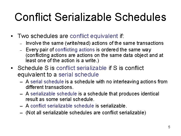 Database Systems December 27 2004 Chapter 17 By