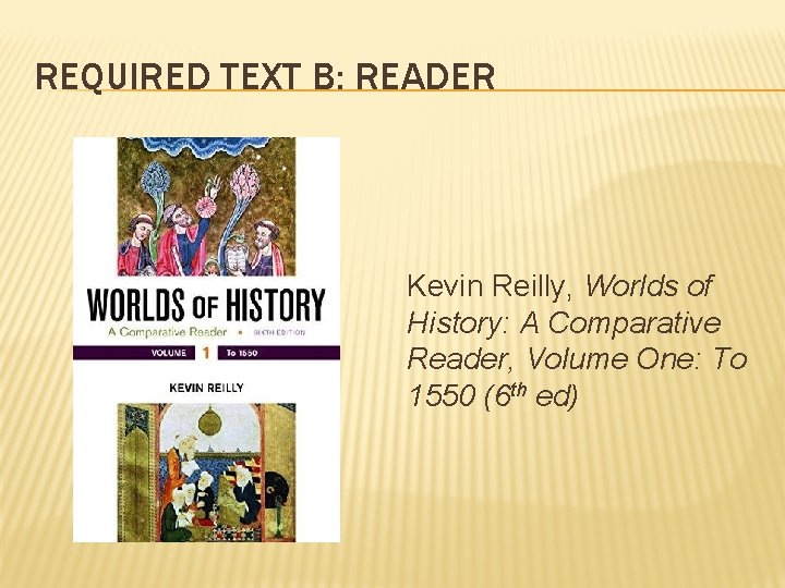 INTRODUCTION TO WORLD HISTORY ABOUT THE INSTRUCTOR Christian