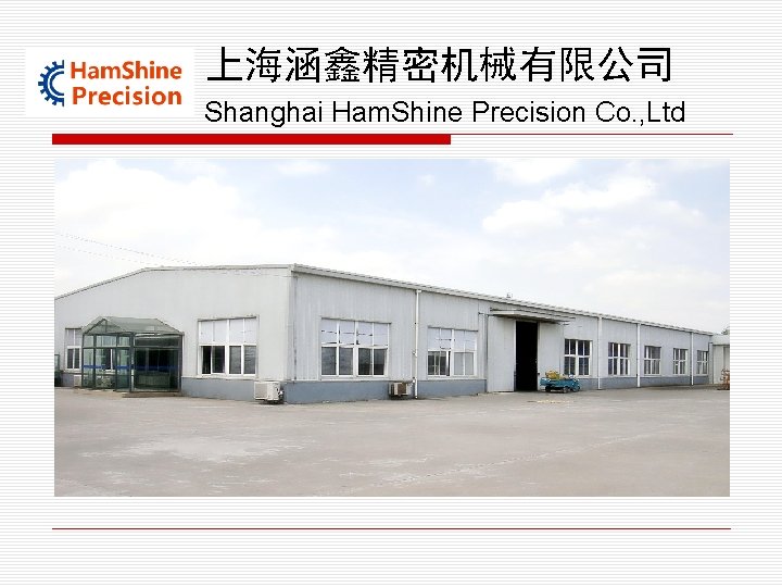 Shanghai Ham Shine Precision Co Ltd Company information