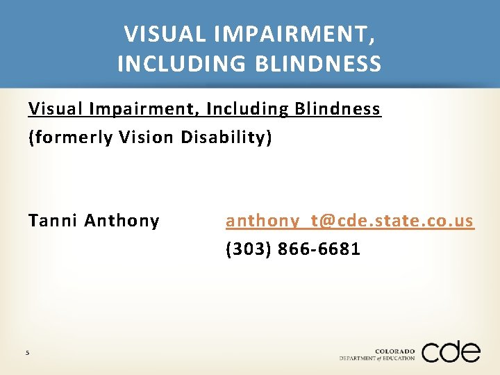 March 2013 CDE Eligibility Training Slides A Child