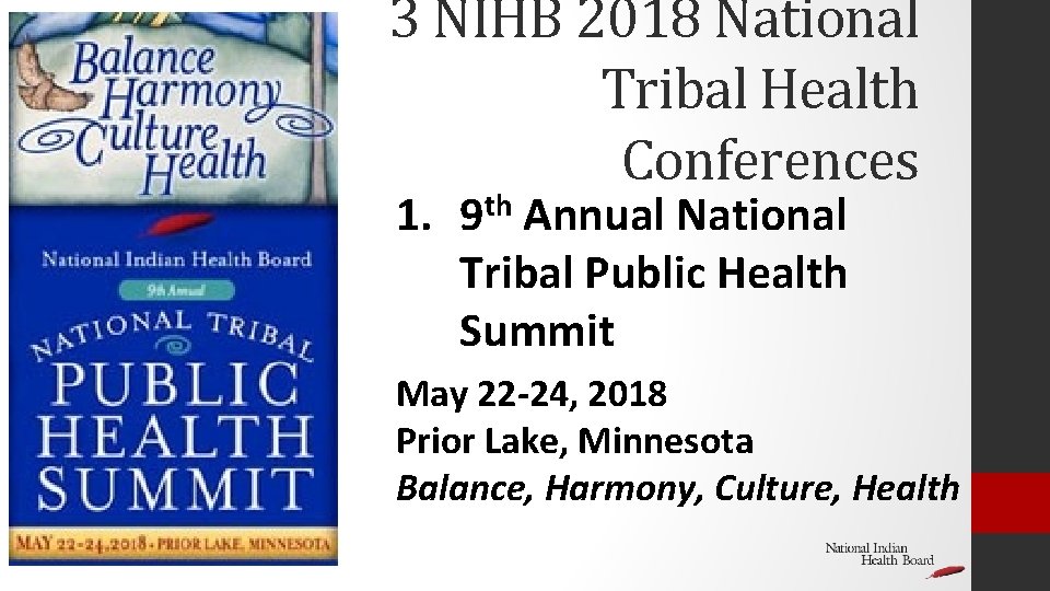 NIHB UPDATE TO THE TRIBAL SELF GOVERNANCE ADVISORY