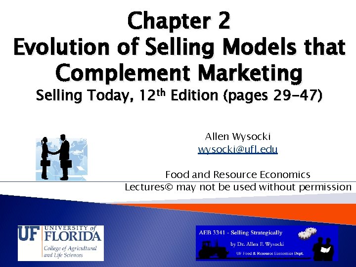 Chapter 2 Evolution of Selling Models that Complement
