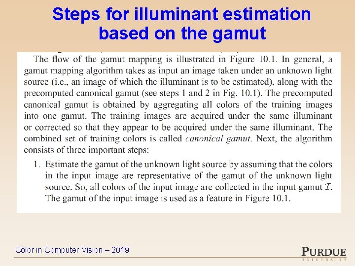 Color Constancy Theo Gevers Color in Computer Vision