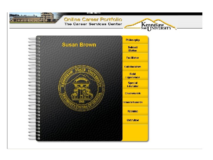Graduate Portfolio to Document Impact on Student Learning