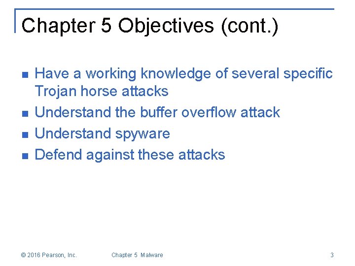 Computer Security Fundamentals by Chuck Easttom Chapter 5