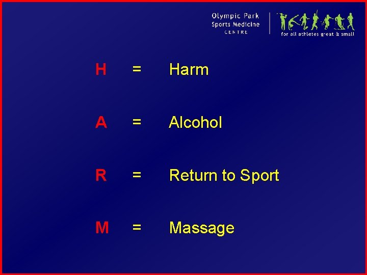 Prevention and Management of Injuries Craig Bosworth Musculoskeletal