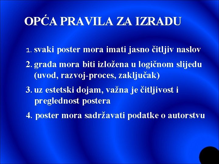 PREZENTACIJSKI OBLICI POSTER I PLAKAT ura VarziPavkovi TO