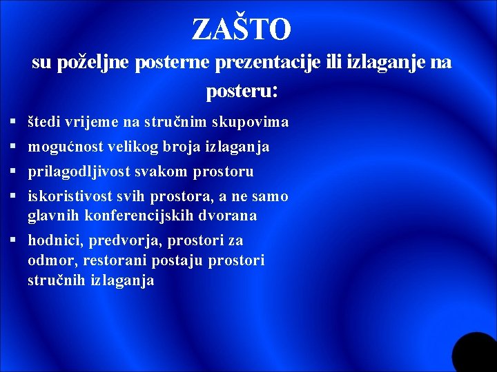 PREZENTACIJSKI OBLICI POSTER I PLAKAT ura VarziPavkovi TO