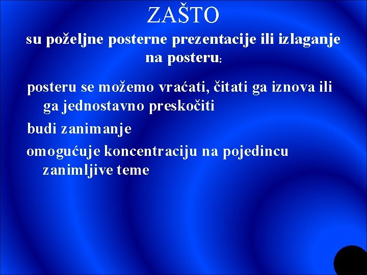 PREZENTACIJSKI OBLICI POSTER I PLAKAT ura VarziPavkovi TO