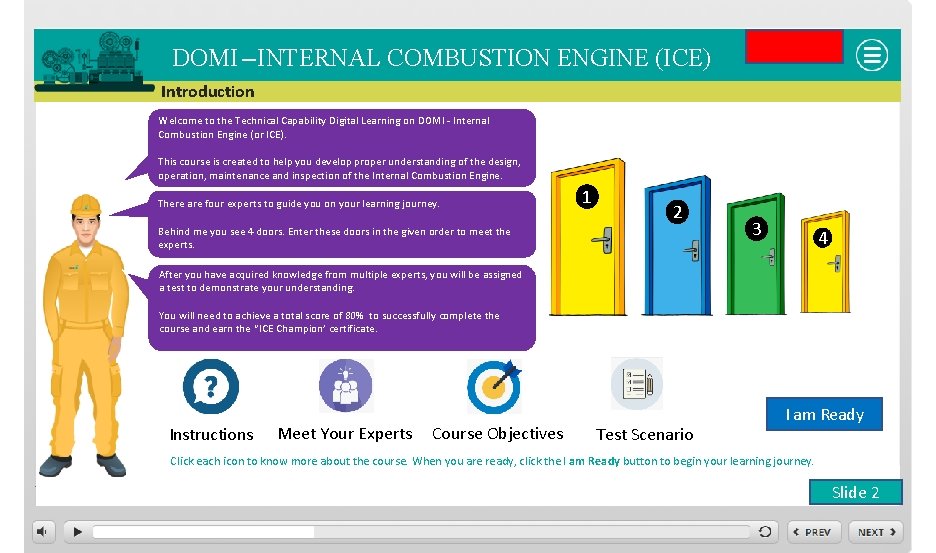 DOMI INTERNAL COMBUSTION ENGINE ICE Purpose of this