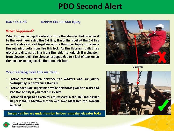 PDO Second Alert Date 22 09 16 Incident