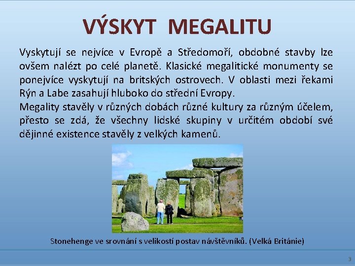 MEGALIT Markta Hubkov MEGALIT Megalit z etiny mega