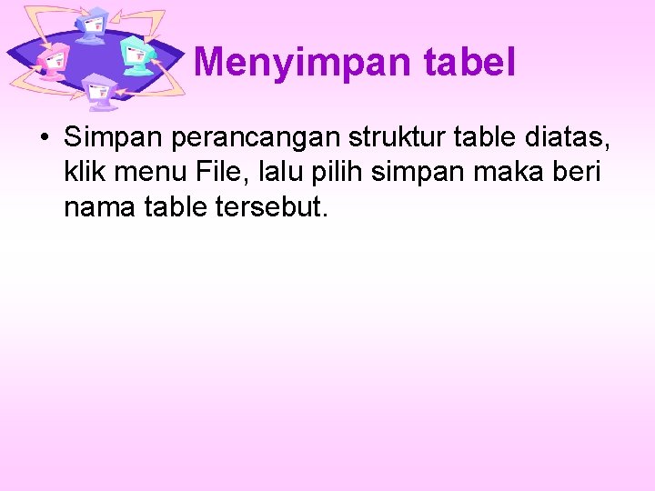 Pembuatan Tabel dan Relasi antar Tabel Tessy Badriyah