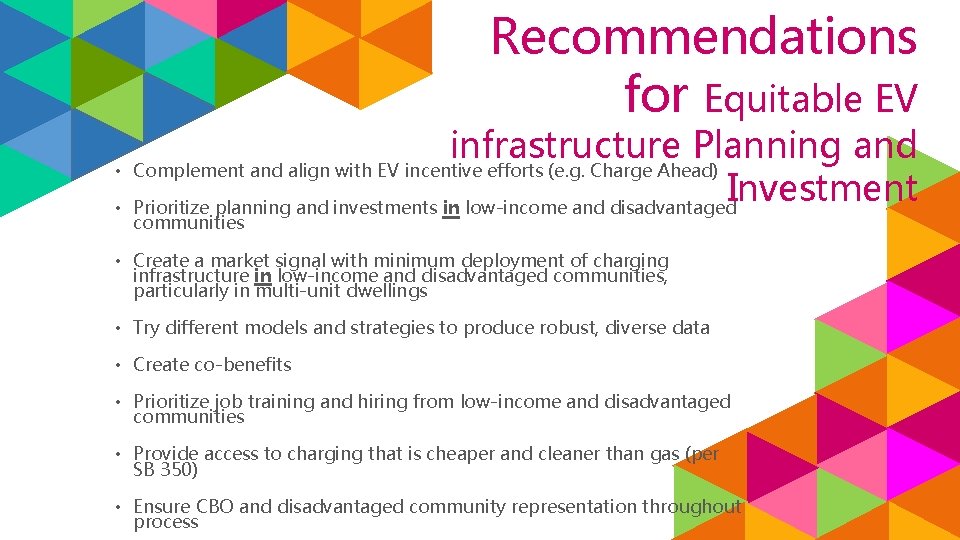 EVs Need Equity Building an EV Ecosystem that