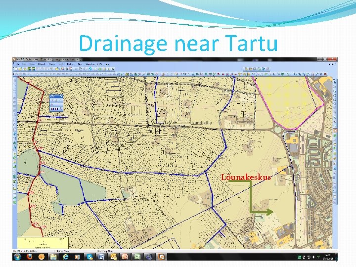 Changes and different environmental conditions in drainage maintenance