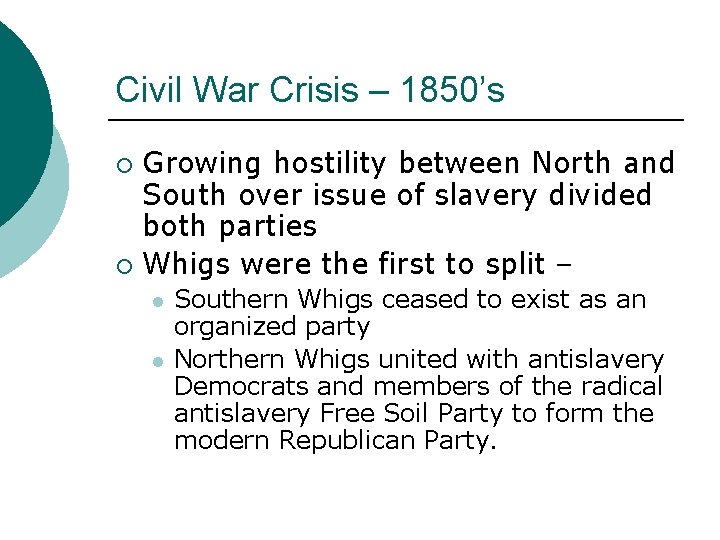 Timeline of Political Parties George Washingtons thoughts Let