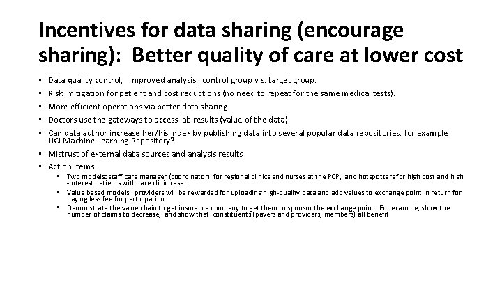 Da SH BREAKOUT How to Encourage Data Sharing