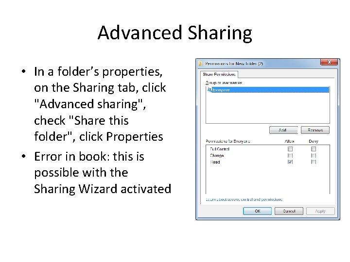Implementing Network Security Ch 19 Network and Sharing