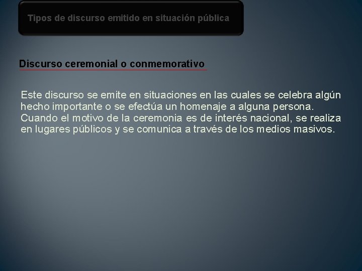 Estrategias para interpretar discursos emitidos en situacin pblica