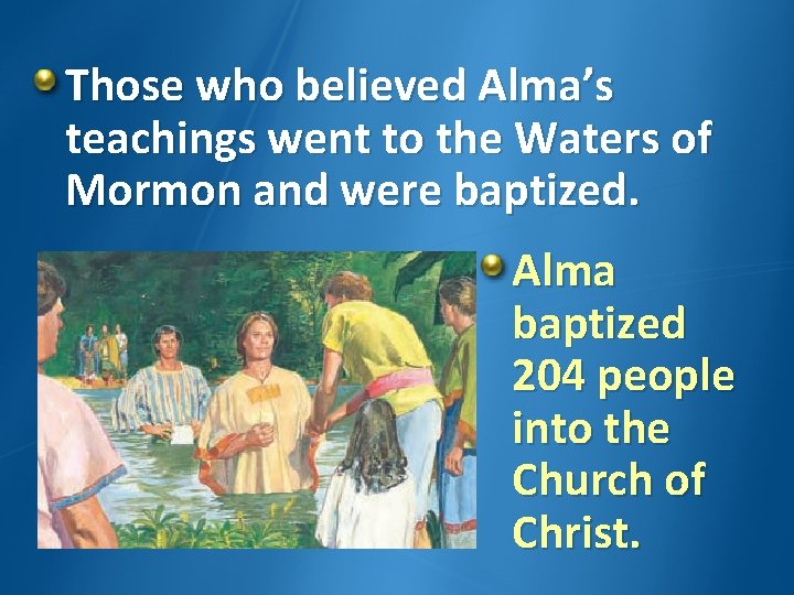 Baptism Jesus came to John the Baptist In