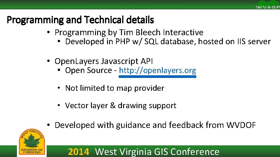 West Virginia Division of Forestry WVDOF Logging Operation