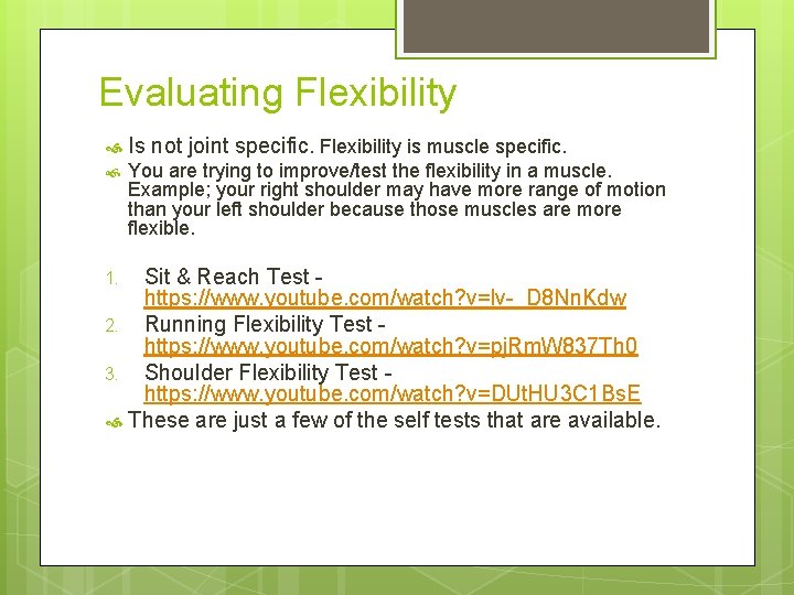 Chapter 5 Developing Flexibility Isnt stretching just for