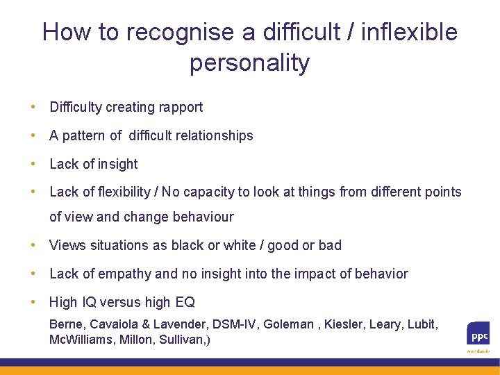 Dealing with people who arent like us Law