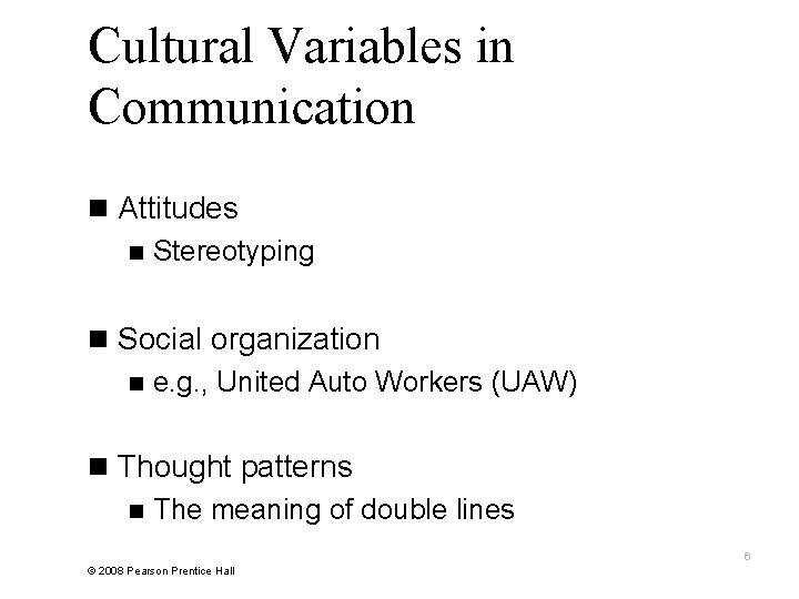 Chapter 4 Communicating across Cultures Power Point by
